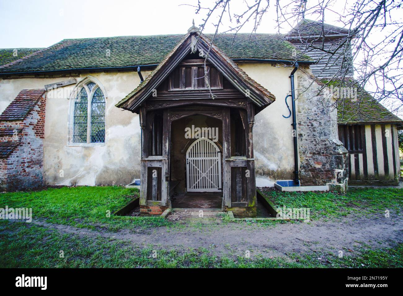 Exterior view of a charming disused Church , St Marys Anglian Church ...