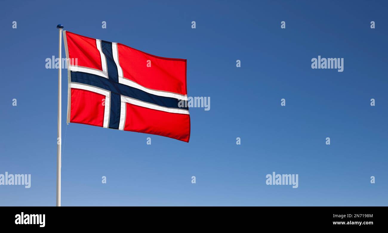 Norwegian national flag hi-res stock photography and images - Alamy
