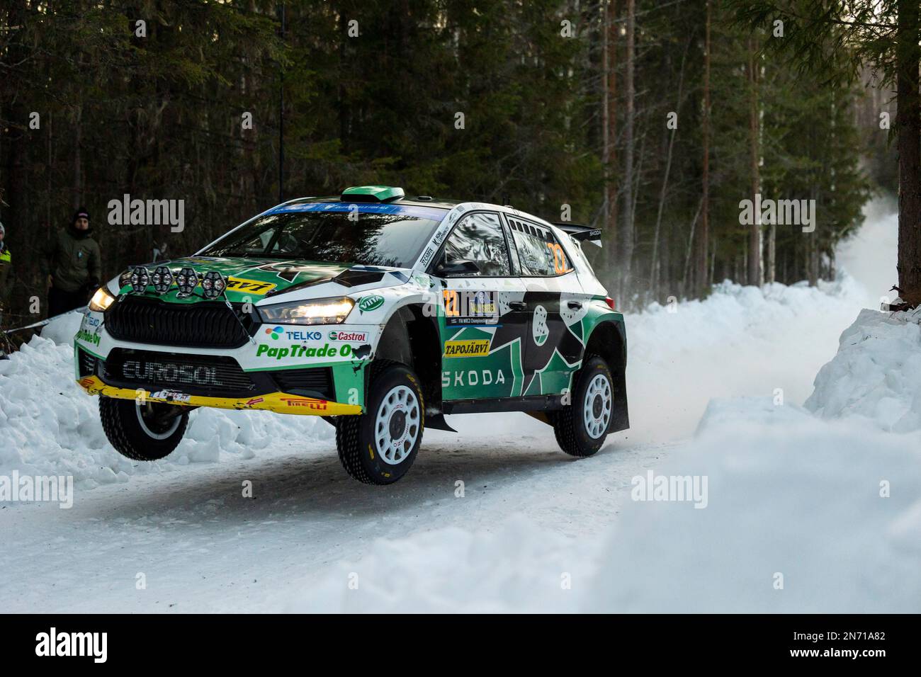 22 Emil LINDHOLM (FIN), Reeta HAMALAINEN (FIN), TOKSPORT WRT, SKODA ...