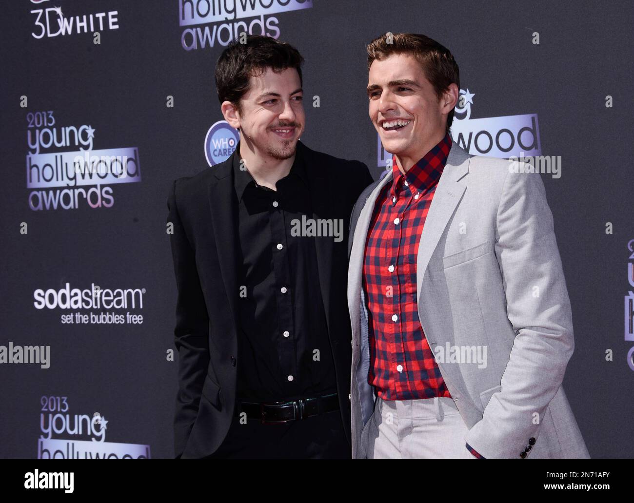 Actor Dave Franco, right, and actor Christopher Mintz-Plasse arrive at ...