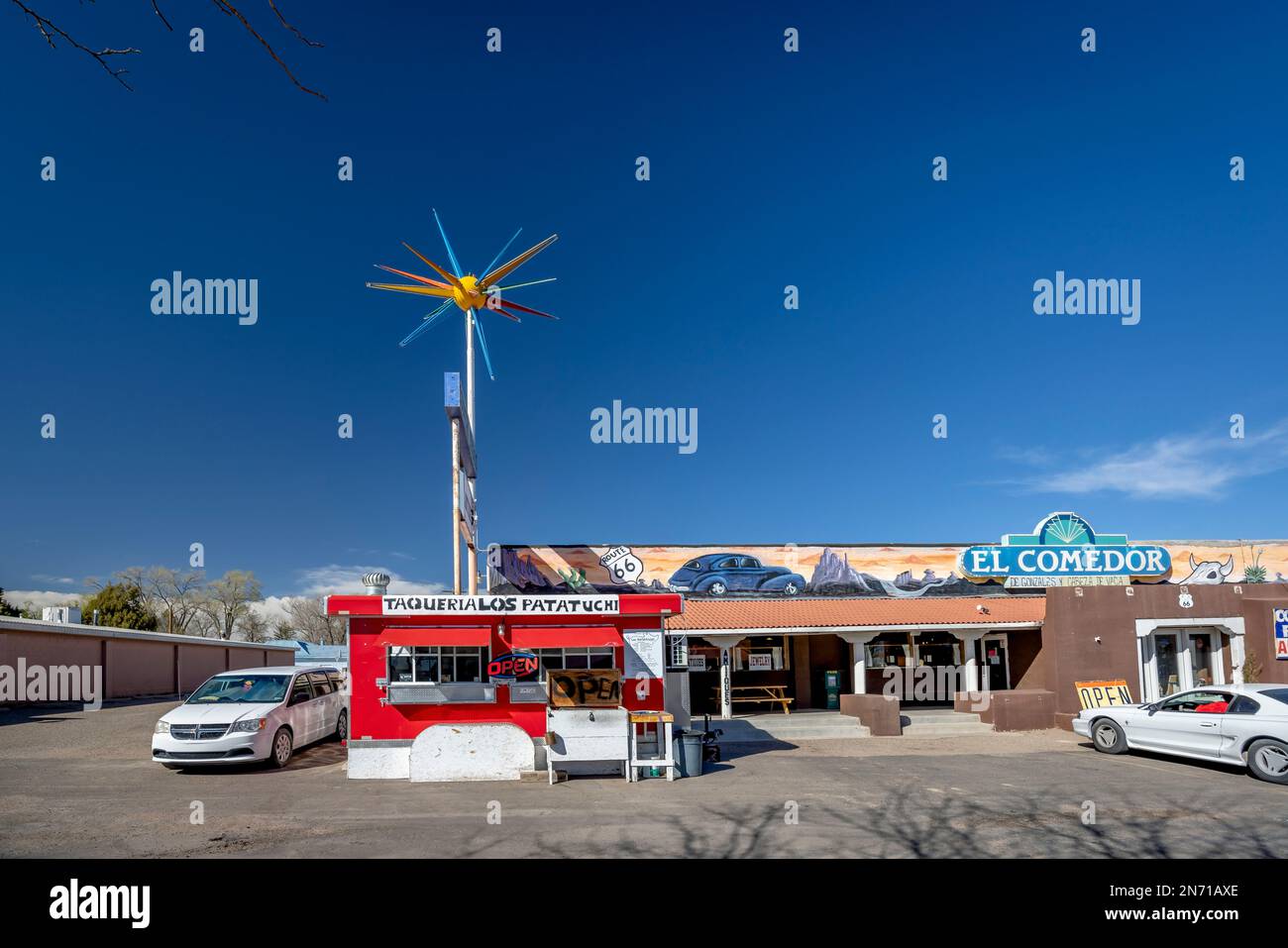 The Starlite Cafe, Route 66, America, USA Stock Photo - Alamy