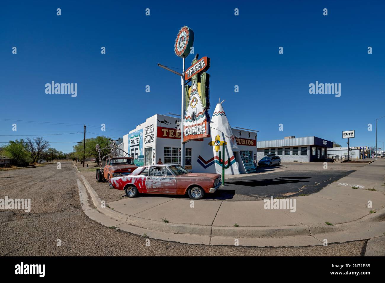 Tucumcari map hi-res stock photography and images - Alamy