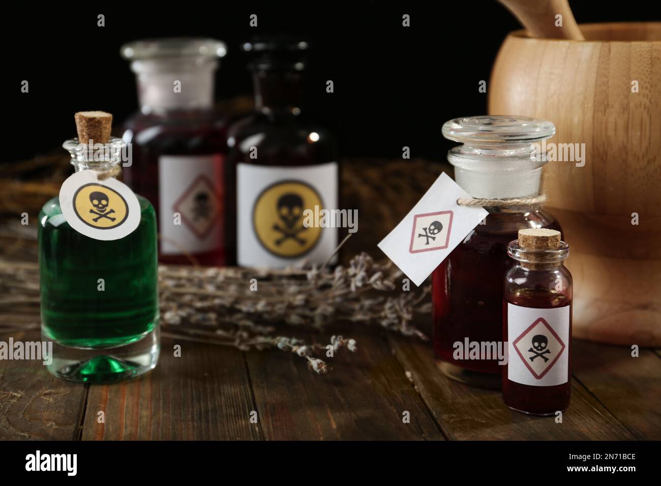 Medicine bottles warning sign hi-res stock photography and images - Alamy