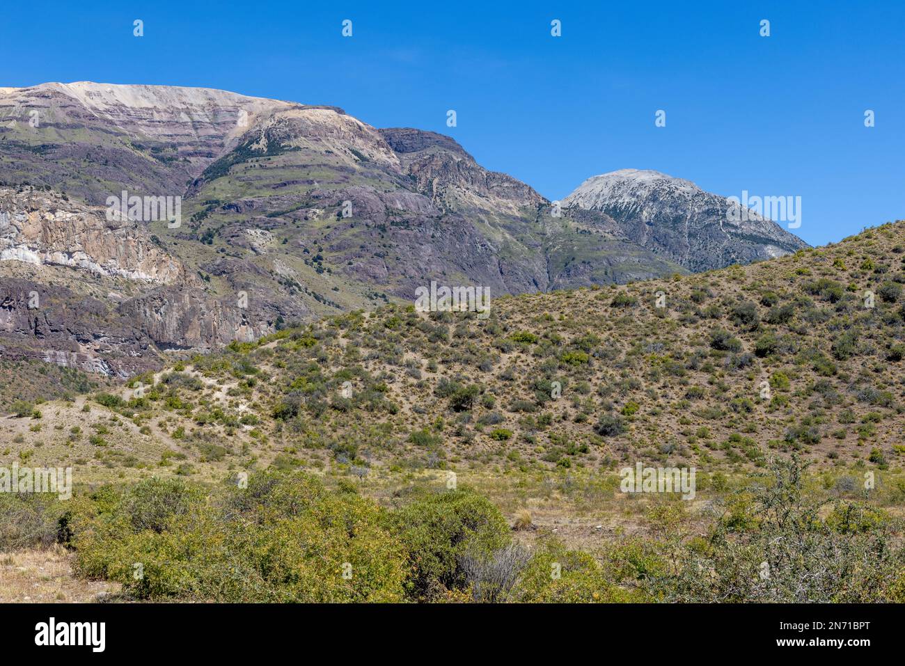 Beautiful mountain landscape of Quebrada El Diablo in Chile, Traveling ...
