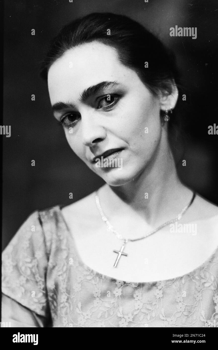 French actress Magali Renoire, Portrait session ahead of the creation ...