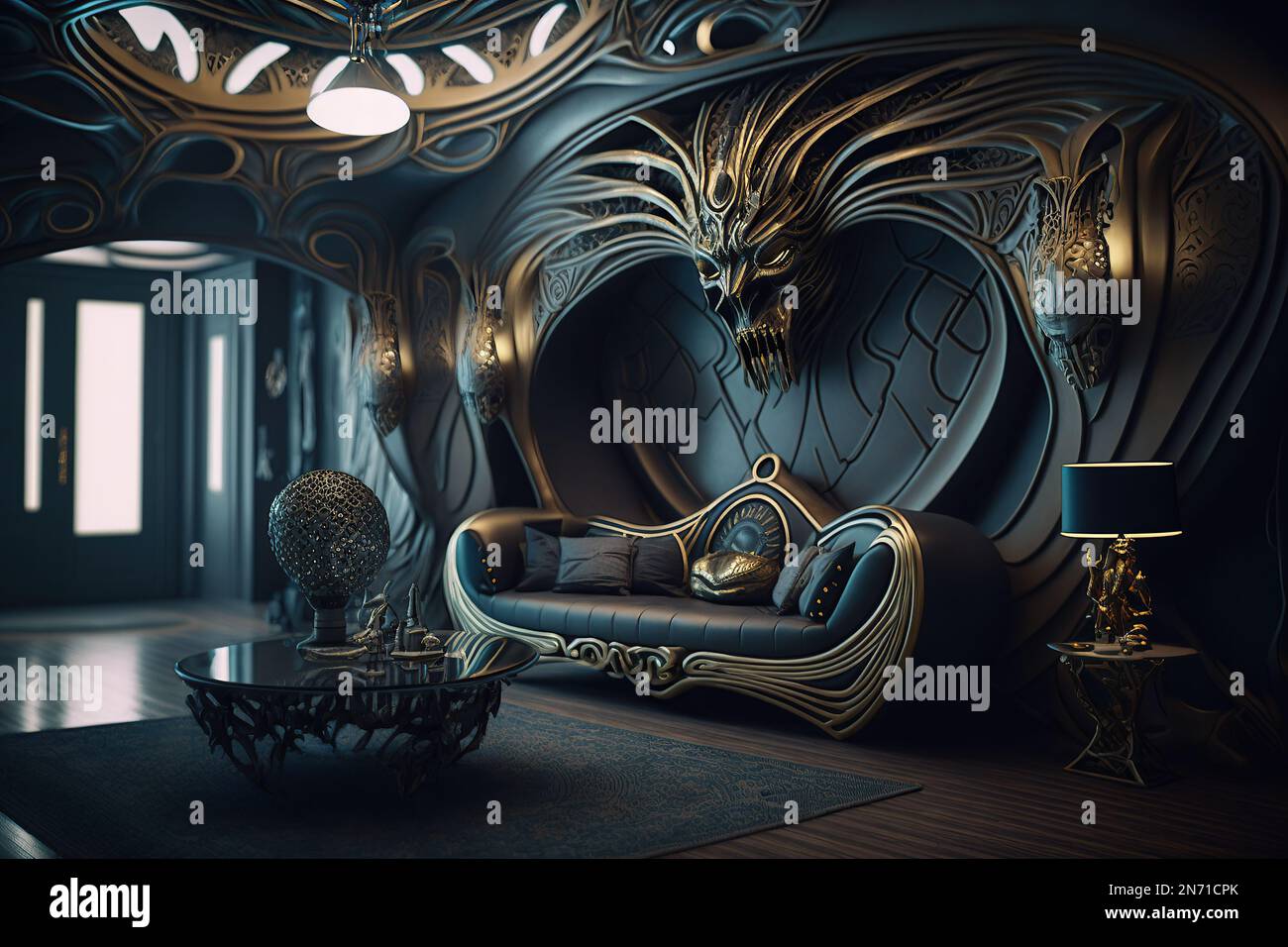 Cyberpunk furniture hi-res stock photography and images - Alamy