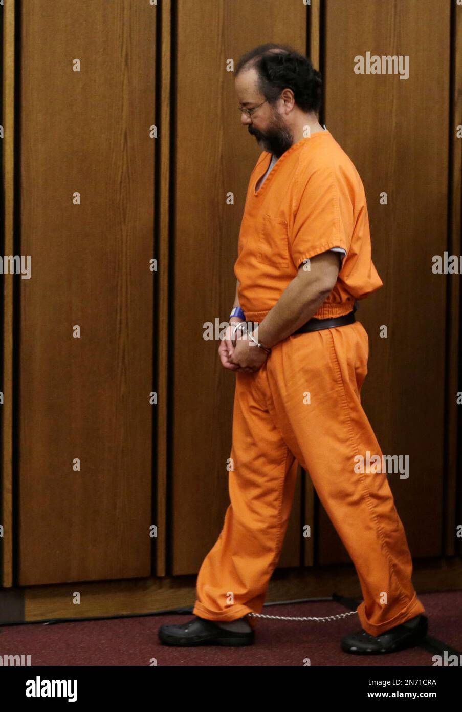 Ariel Castro leaves the courtroom after the sentencing phase Thursday ...