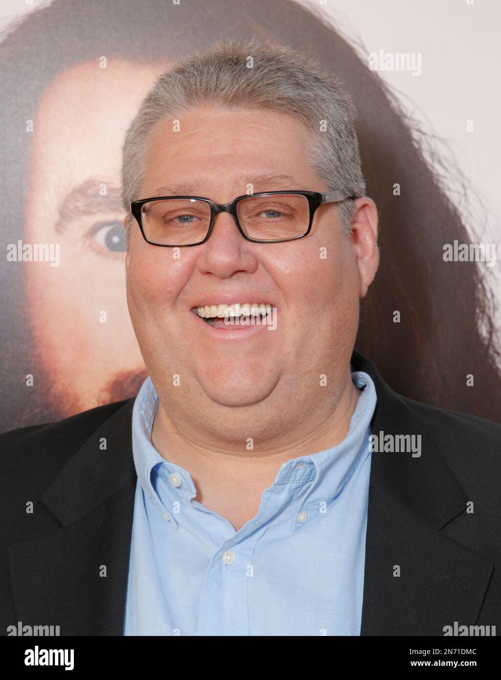 Writer David Mandel arrives on the red carpet at the premiere of "Clear ...