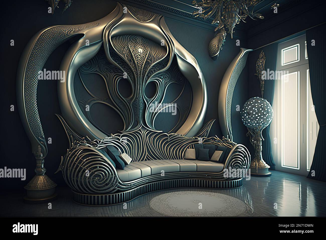 Cyberpunk furniture hi-res stock photography and images - Alamy