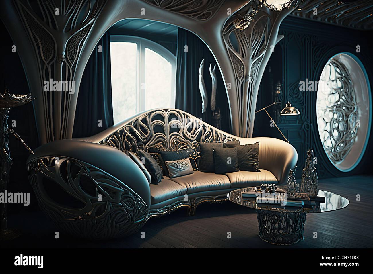 Cyberpunk furniture hi-res stock photography and images - Alamy