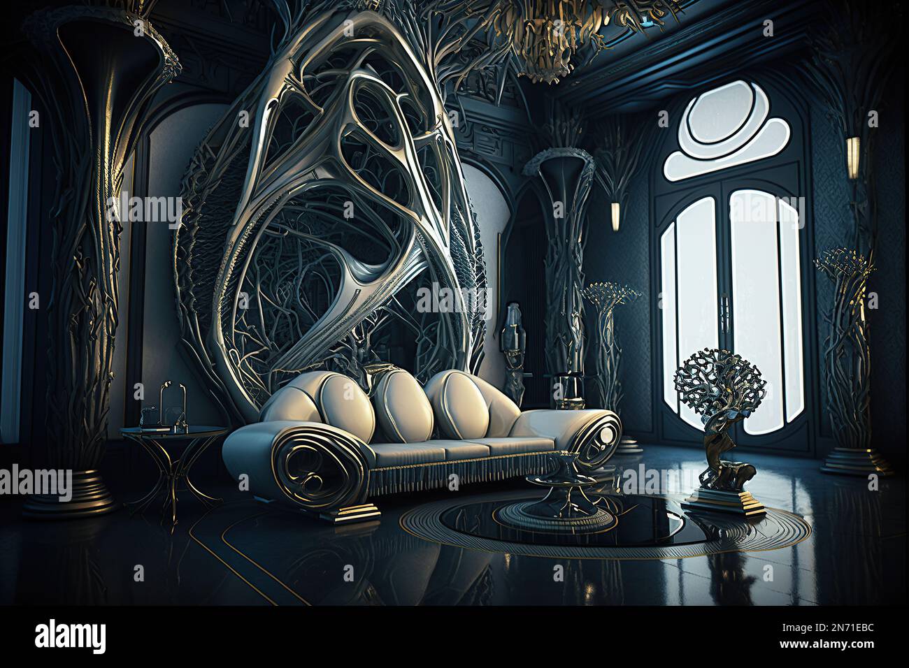 Cyberpunk furniture hi-res stock photography and images - Alamy