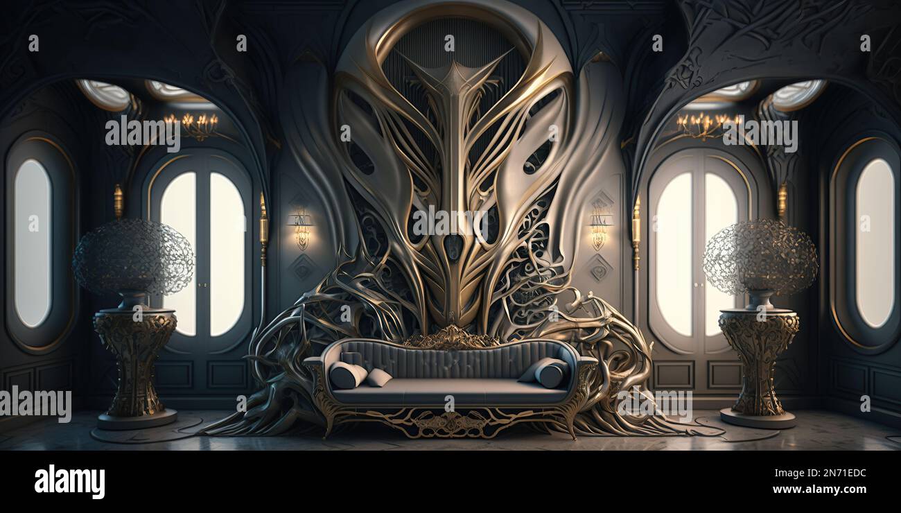 Cyberpunk furniture hi-res stock photography and images - Alamy