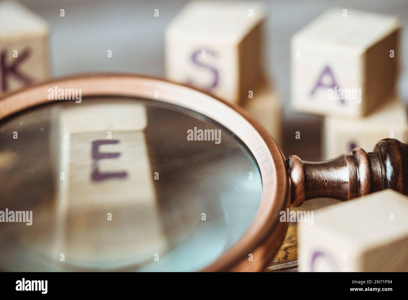 Block capital letter hi-res stock photography and images - Alamy