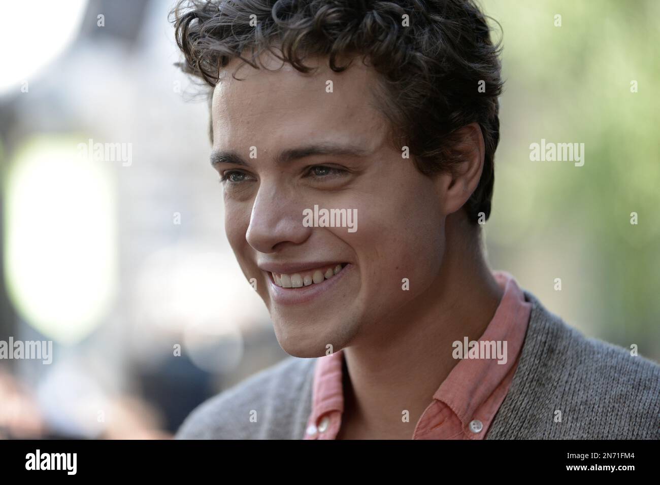 Douglas Smith arrives at a special screening of "Percy Jackson: Sea of ...