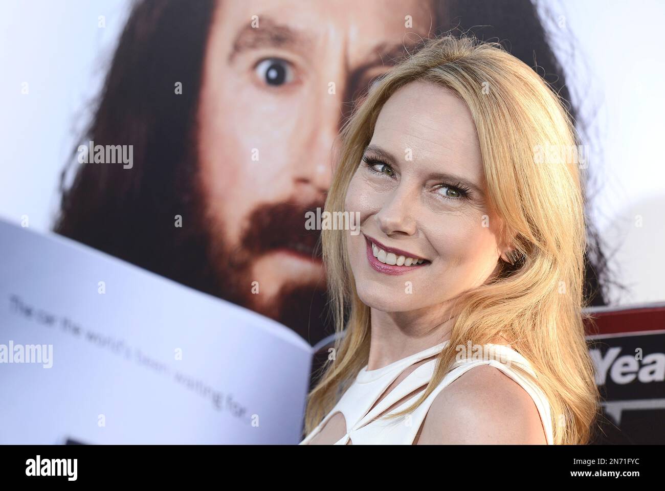 Amy Ryan arrives at the premiere of "Clear History" at the Cinerama ...
