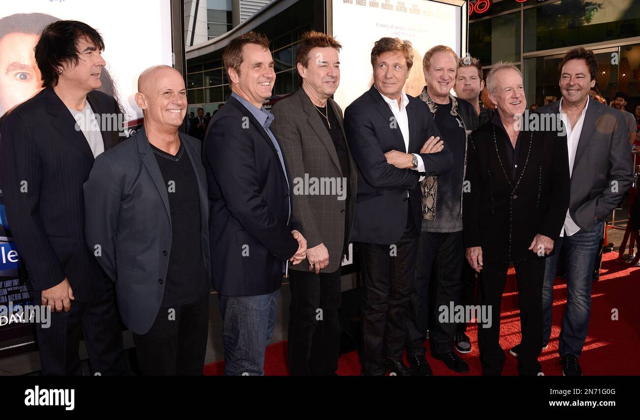 The members of the Band Chicago arrive at the premiere of "Clear ...