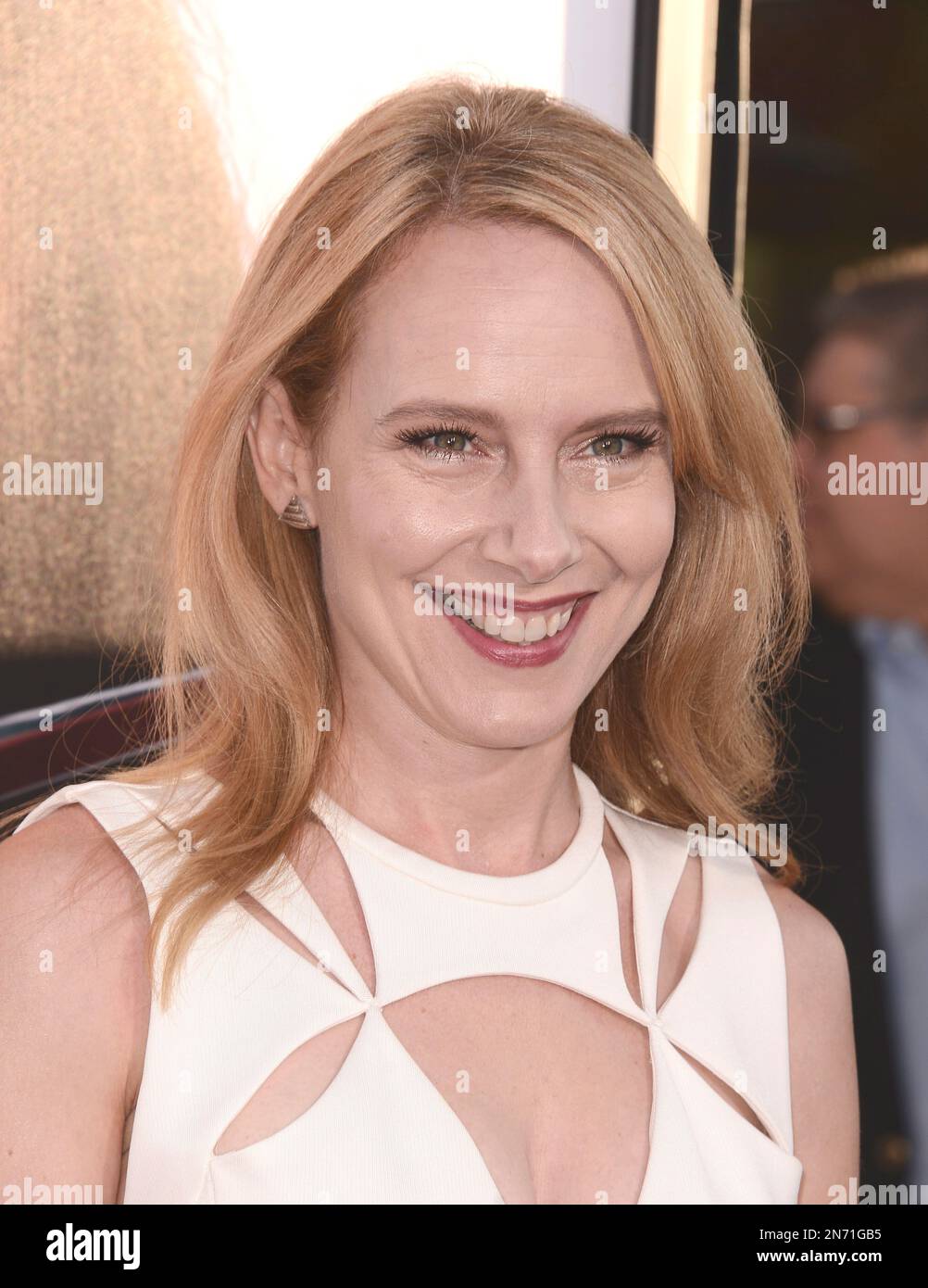Amy Ryan arrives at the premiere of "Clear History" at the Cinerama ...