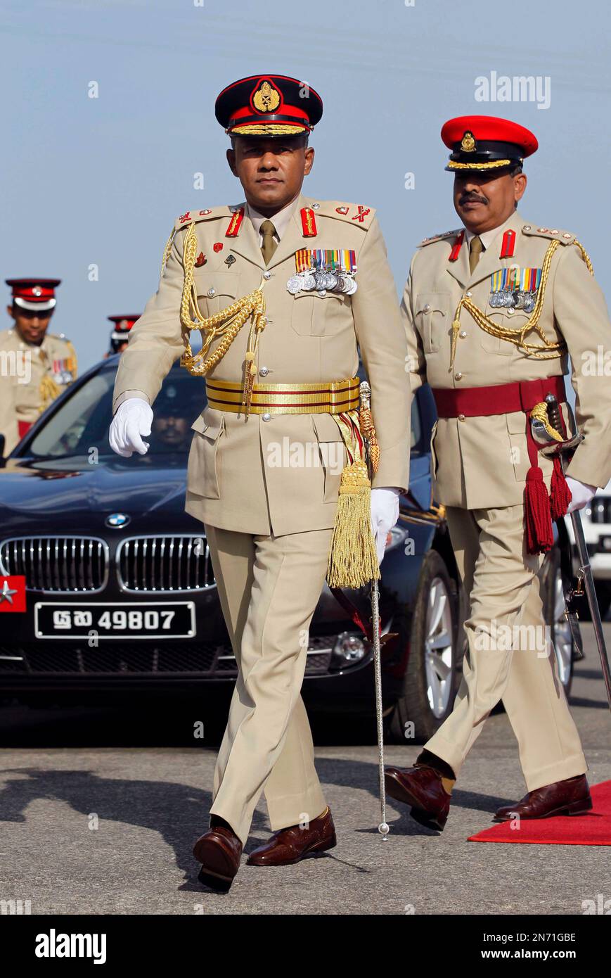 The newly appointed Sri Lankan Army Commander Lt. Gen. Daya Ratnayake ...