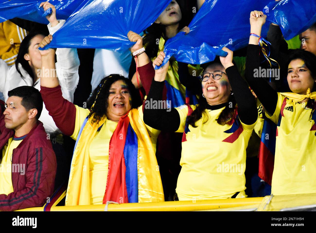 Colombia fans during the CONMEBOL South American U-20 Colombia ...