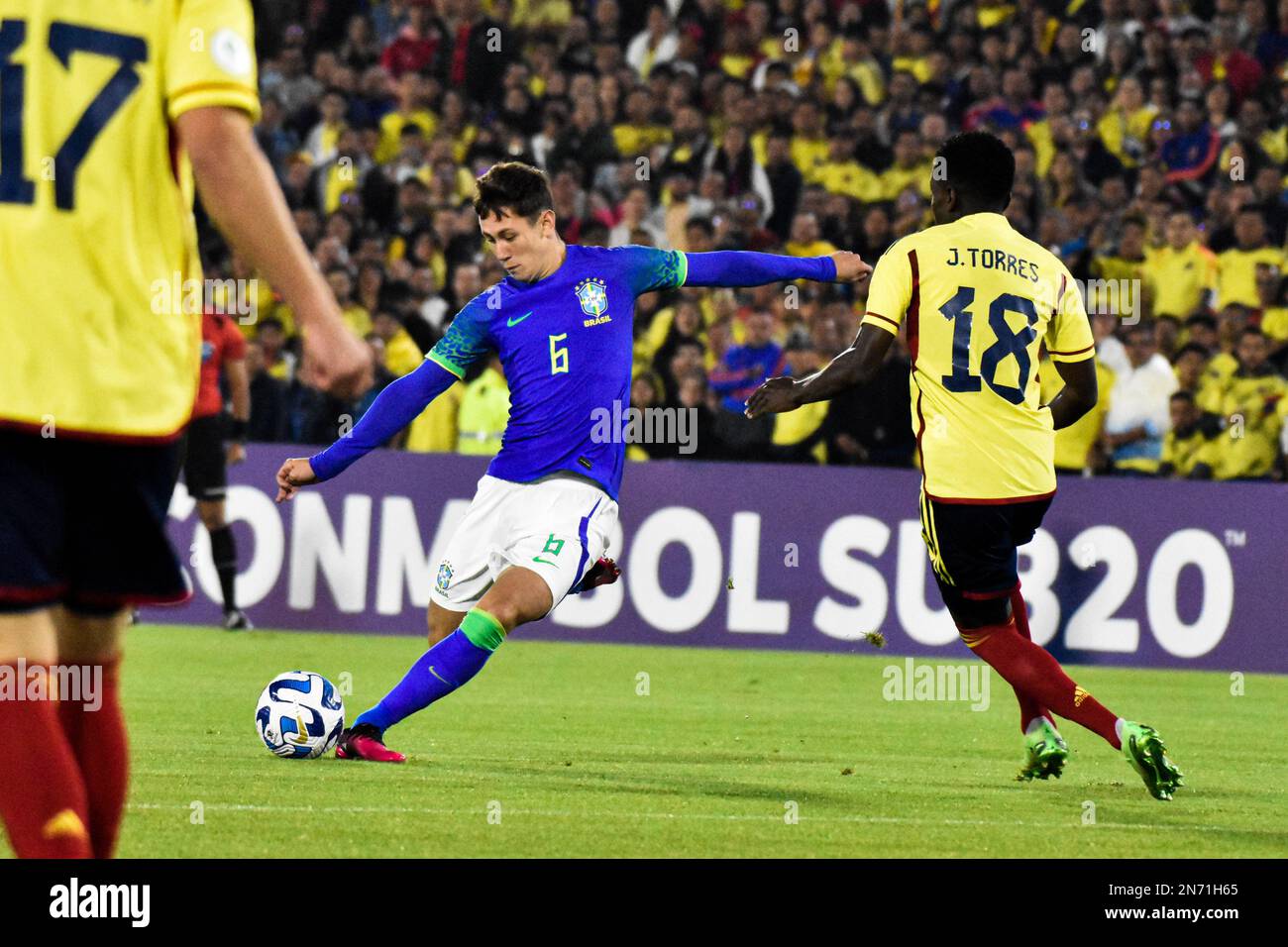 Brazil's Patryck during the CONMEBOL South American U-20 Colombia ...