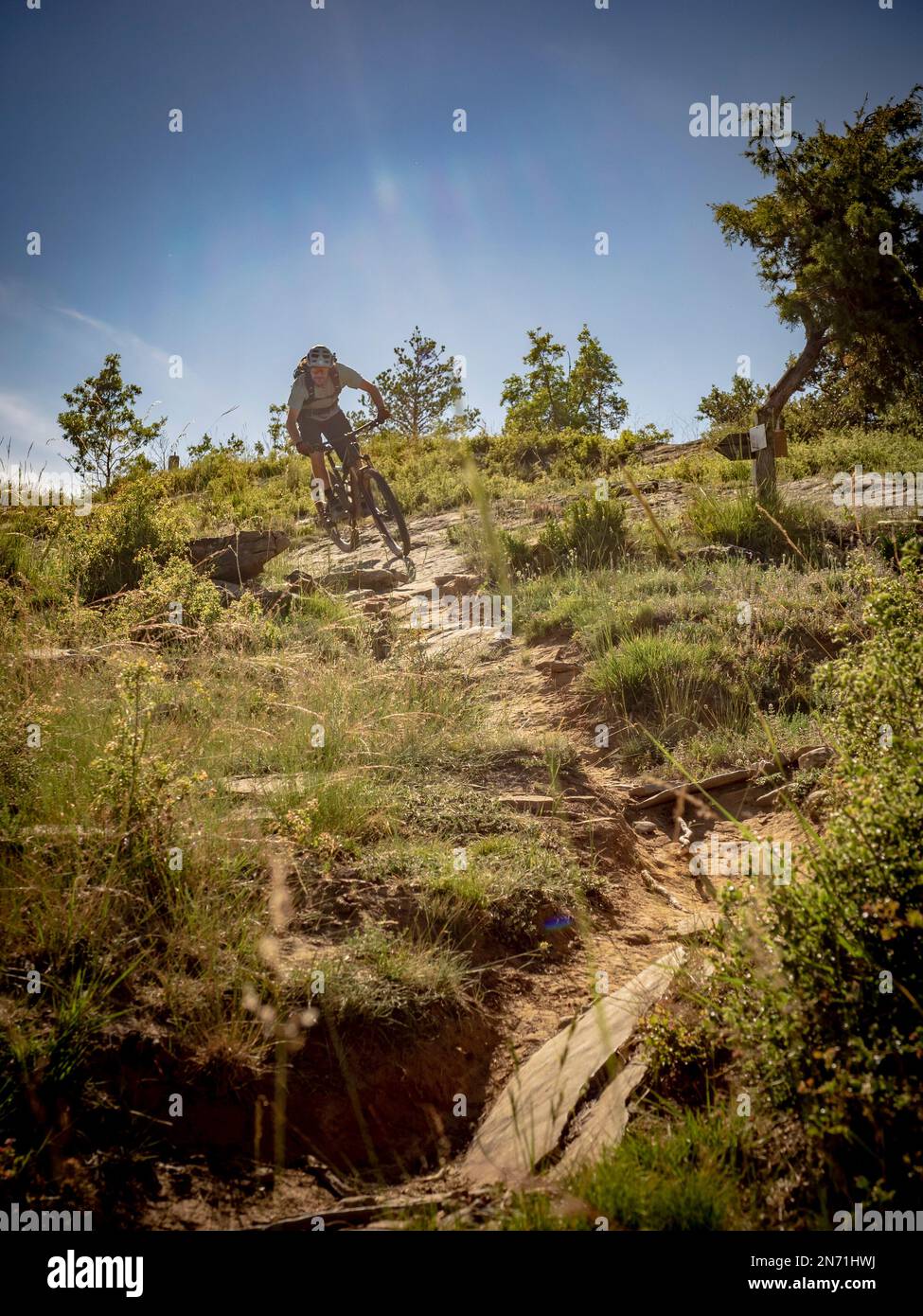 Single trail descent from Campodarbe via Espelunga d'a Sierra to Boltäa ...