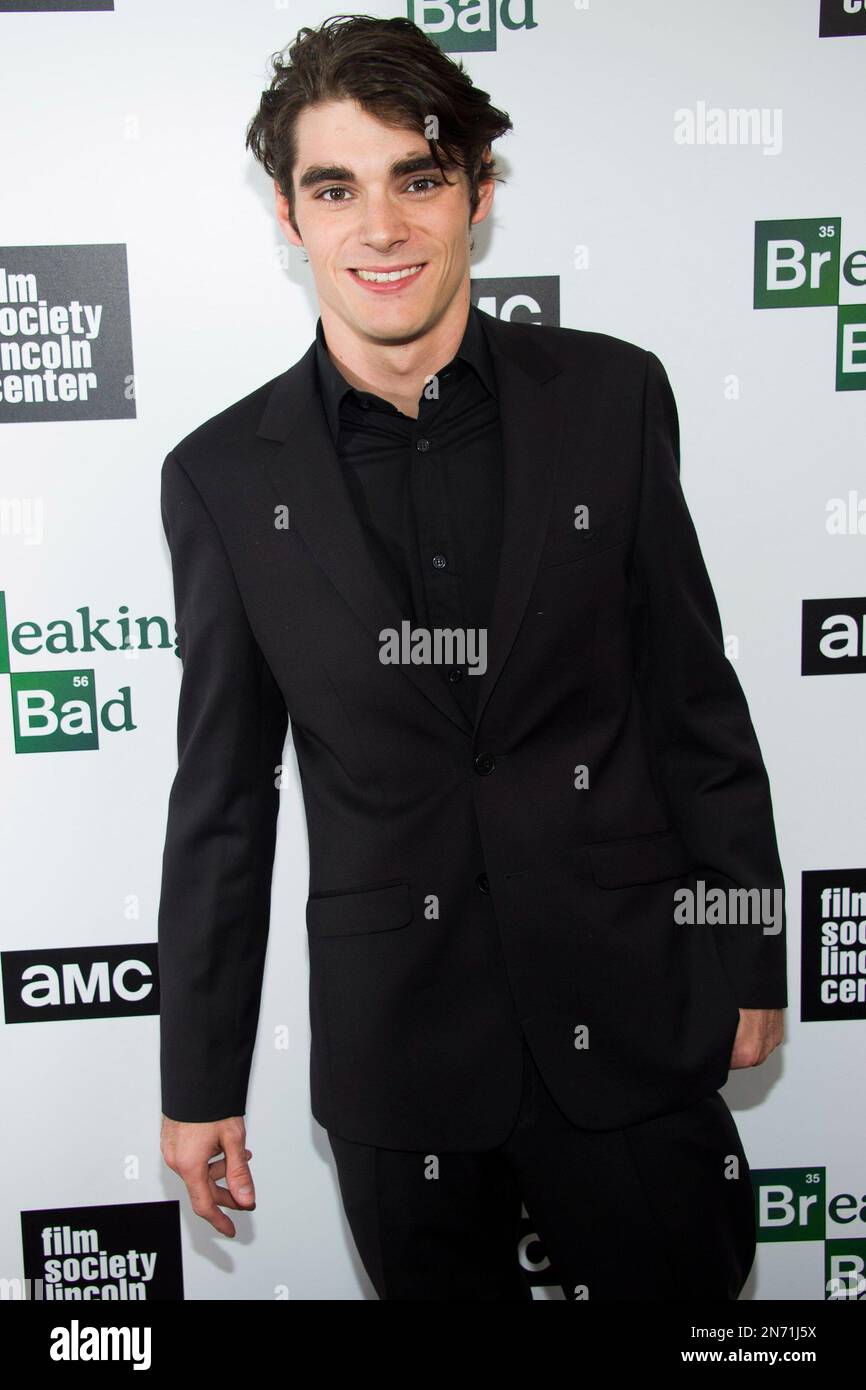 RJ Mitte attends the "Breaking Bad" final episodes premiere hosted by ...