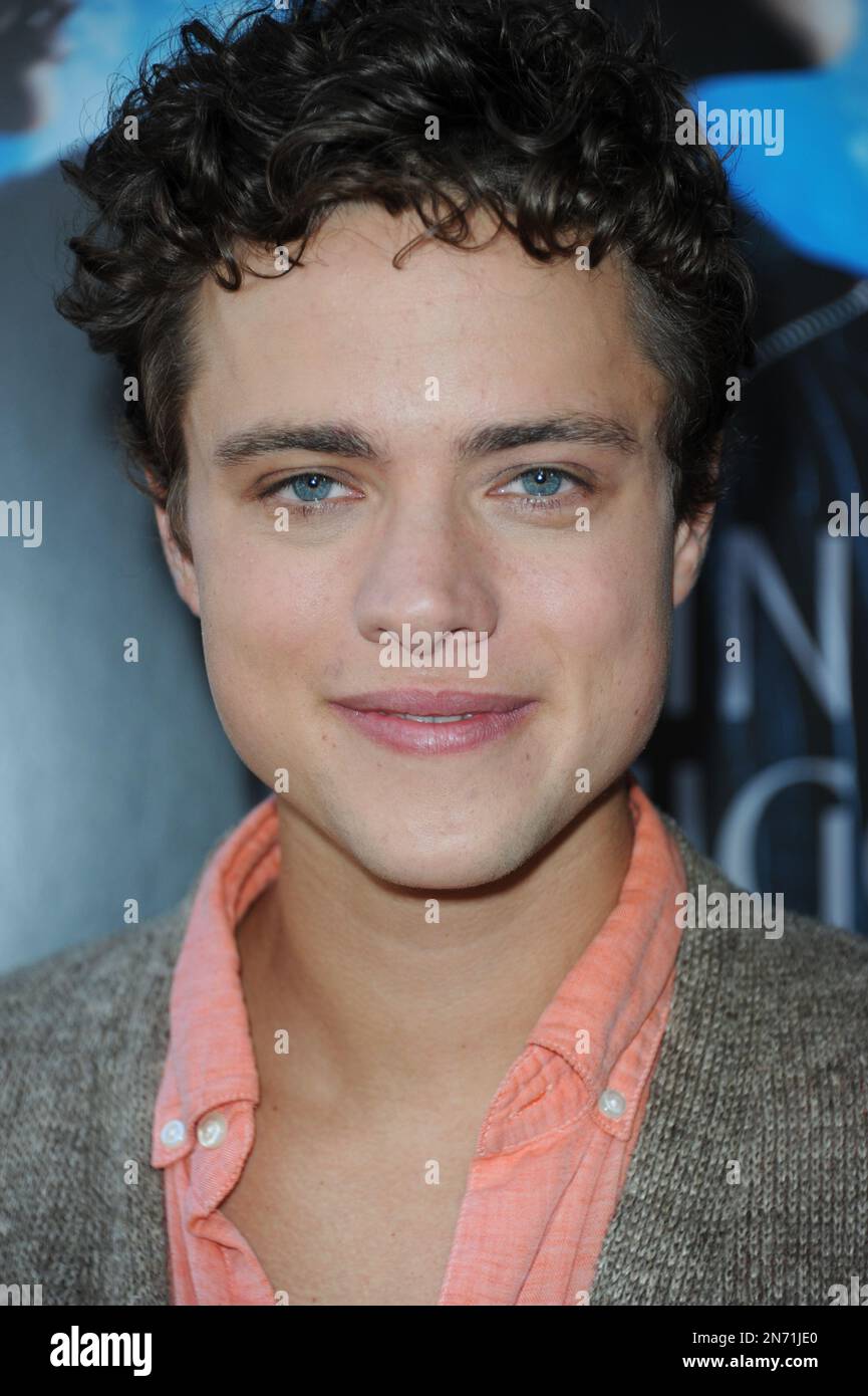 Douglas Smith arrives at a special screening of "Percy Jackson: Sea of ...