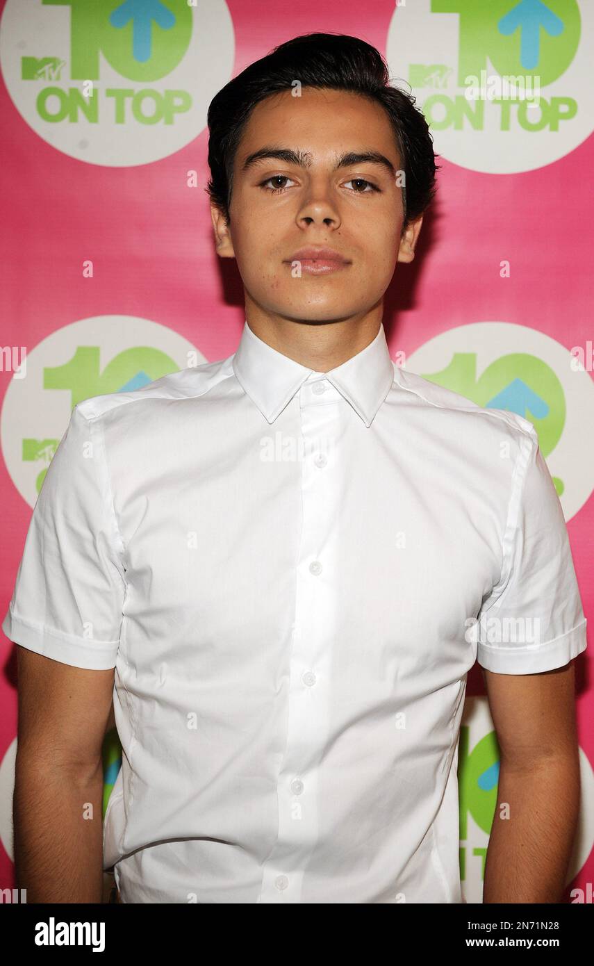 Actor Jake T. Austin poses for a photo during a taping of MTV's "10 On ...