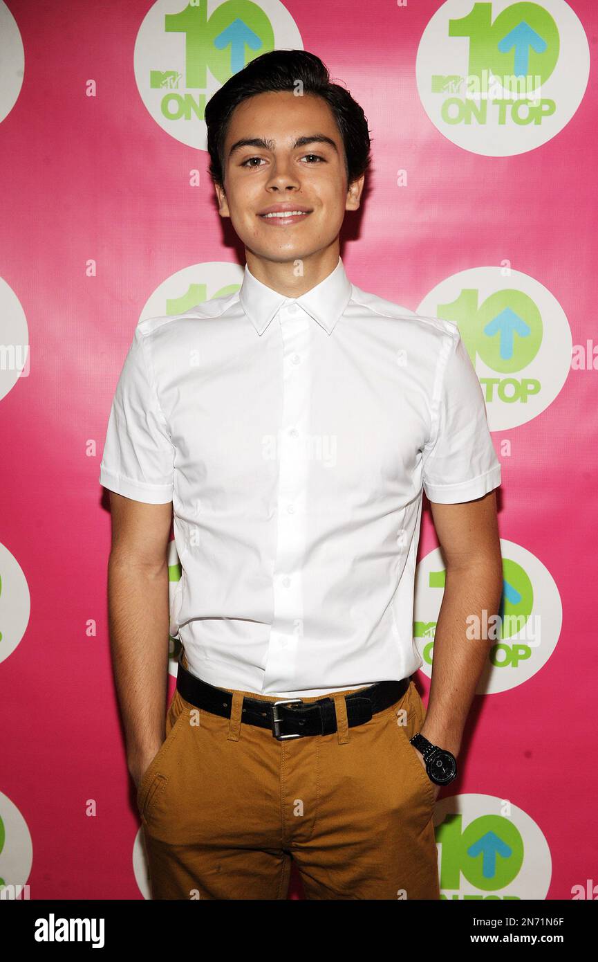Actor Jake T. Austin poses for a photo during a taping of MTV's "10 On ...
