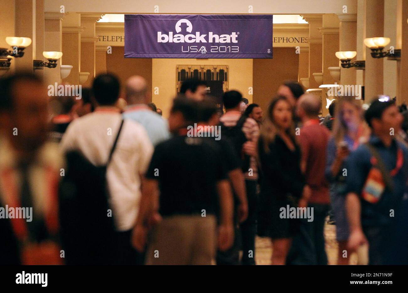 Hackers and security personal attend Black Hat conference on Wednesday ...