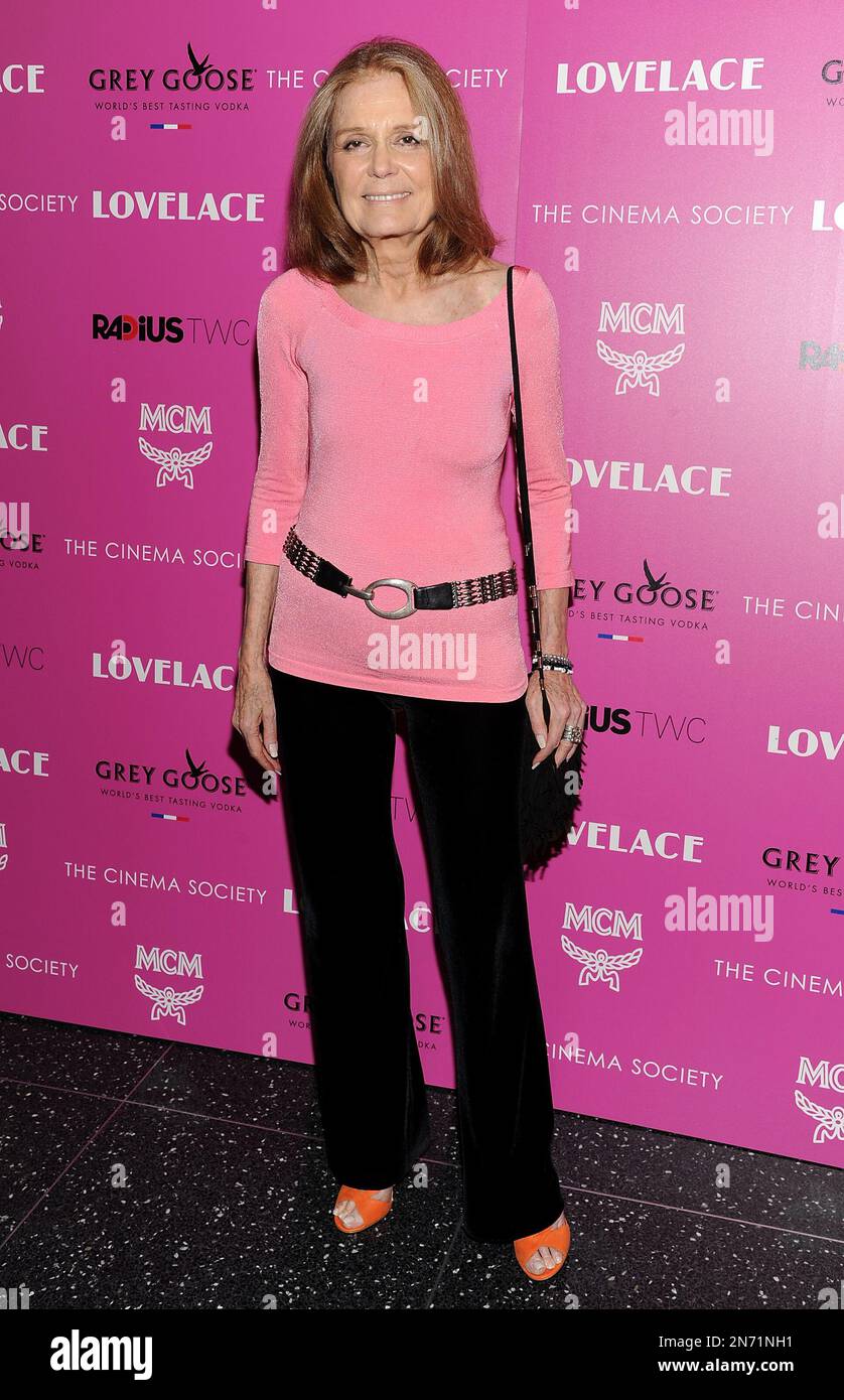 Feminist Gloria Steinem attends a special screening of Radius TWC's ...