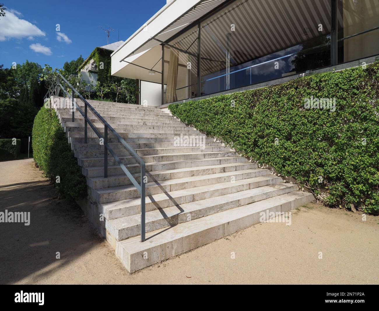 BRNO, CZECH REPUBLIC - CIRCA SEPTEMBER 2022: Villa Tugendhat modernist ...
