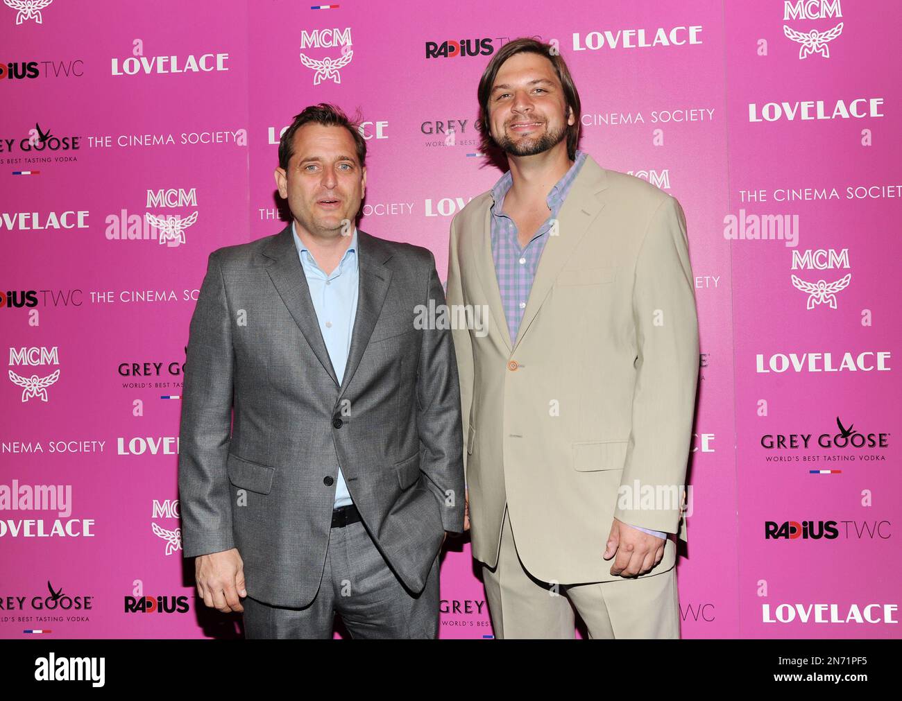 Writer Andy Bellin, left, and producer Jim Young attend a special ...