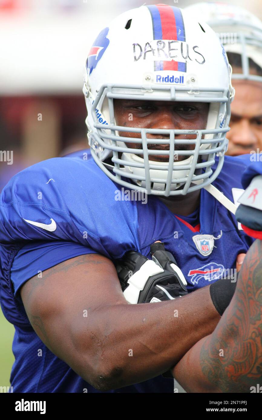 Buffalo Bills' Marcell Dareus (99) takes part in drills during their ...