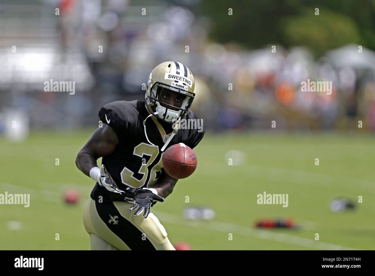 New Orleans Saints cornerback Rod Sweeting (38) during their NFL ...