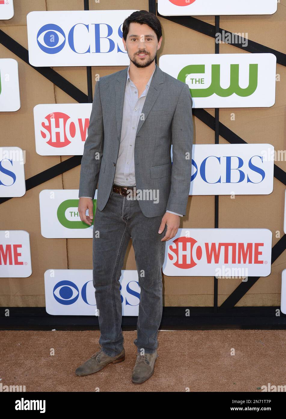 Nick D'Agosto arrives at the CBS, CW and Showtime TCA party at The ...