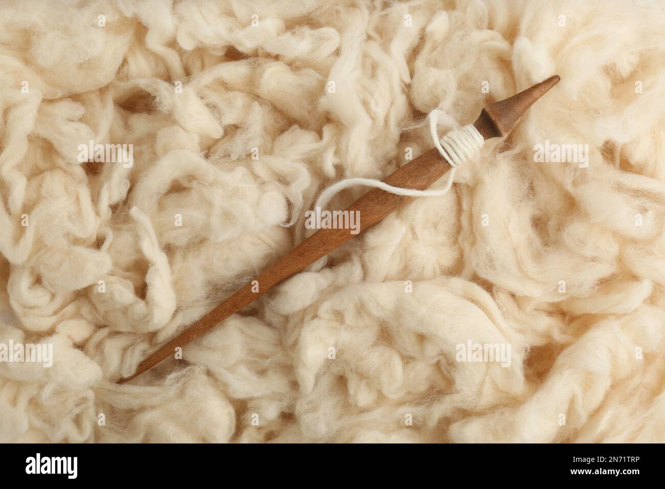Wool fabric view spinning hi-res stock photography and images - Alamy