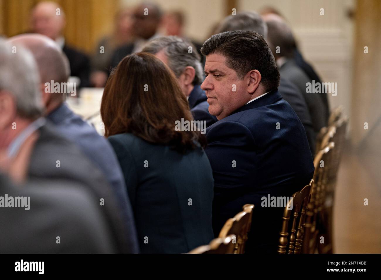 Washington, United States. 10th Feb, 2023. J.B. Pritzker, governor of ...