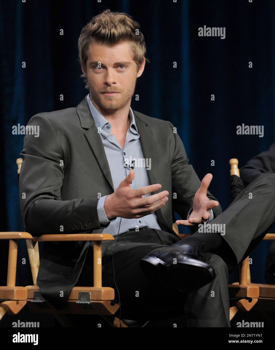 Actor Luke Mitchell participates in "The Tomorrow People" panel at the ...
