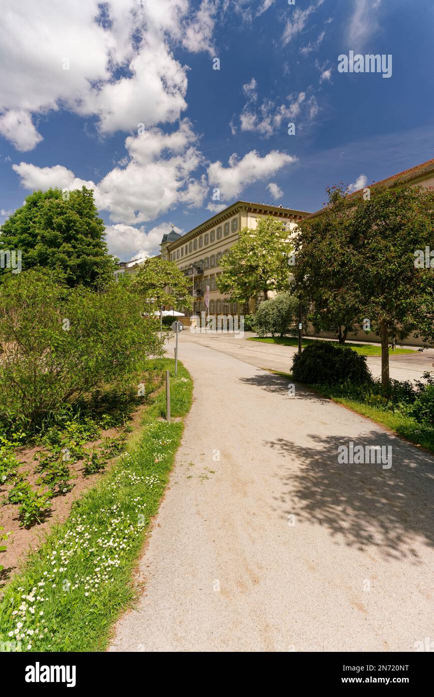 Spa architecture in the state spa Bad Kissingen, Lower Franconia ...