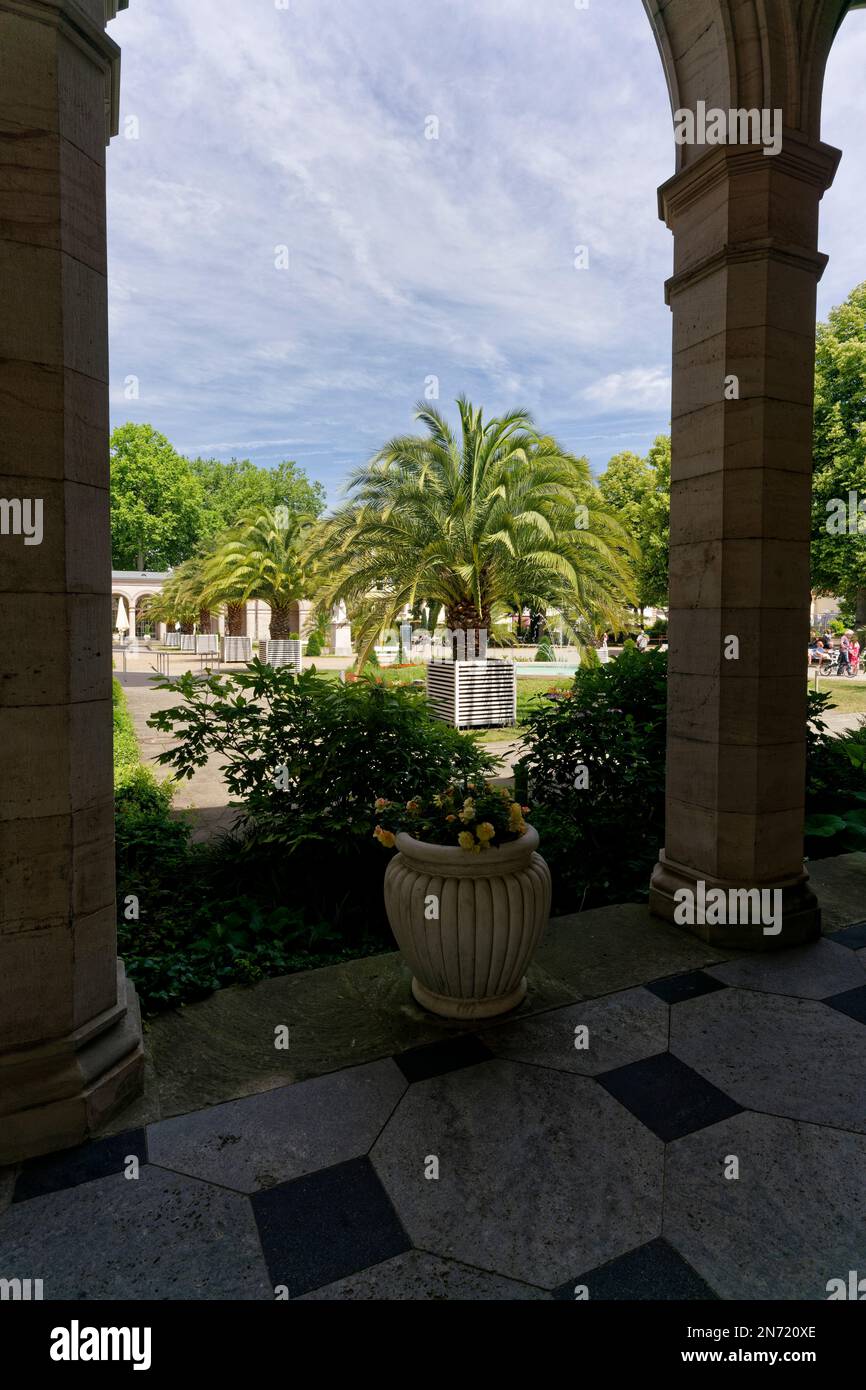 Regency building in the state spa bad kissingen hi-res stock ...