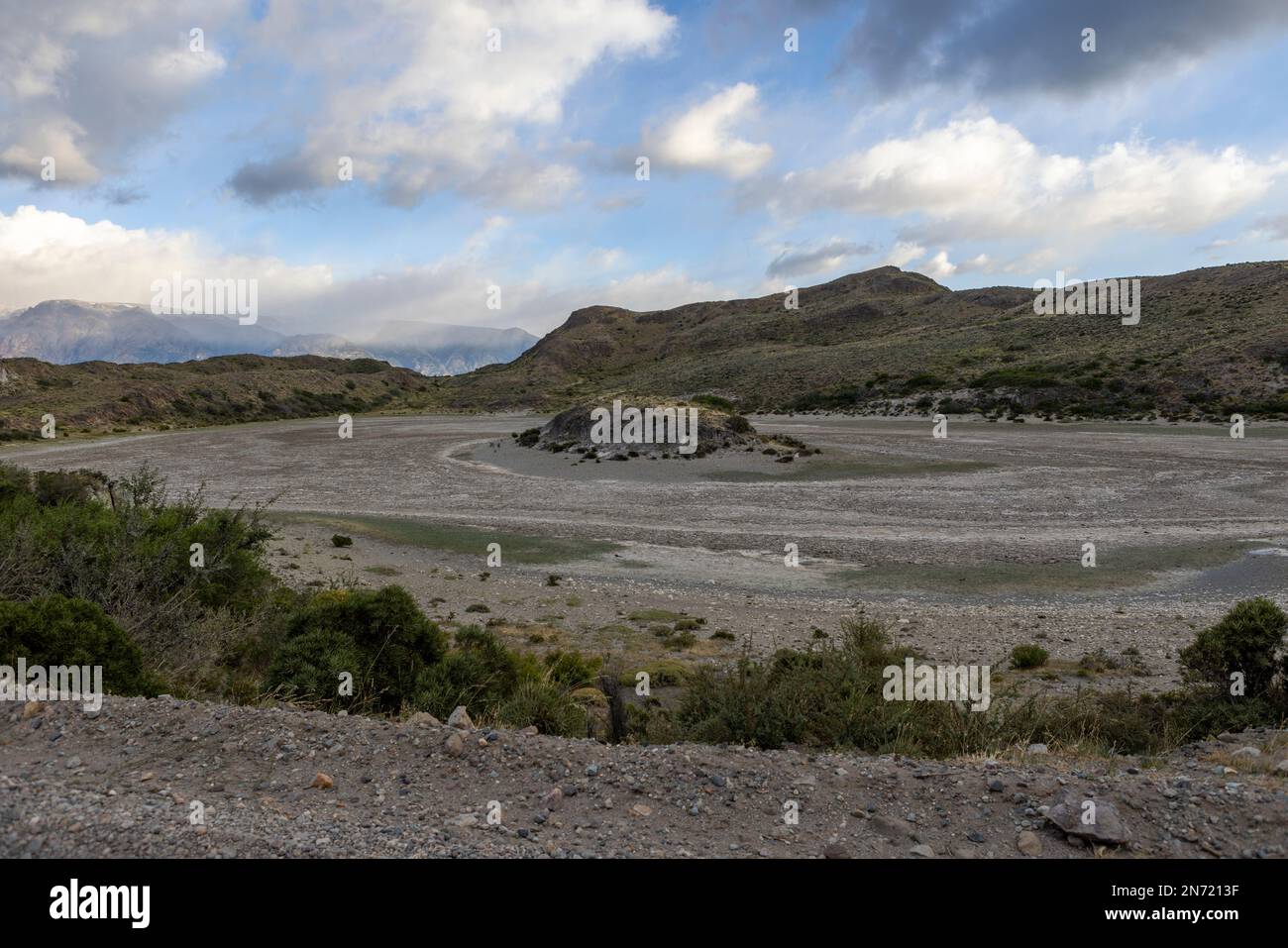 Landscape on the way to Chile Chico in southern Chile Stock Photo - Alamy