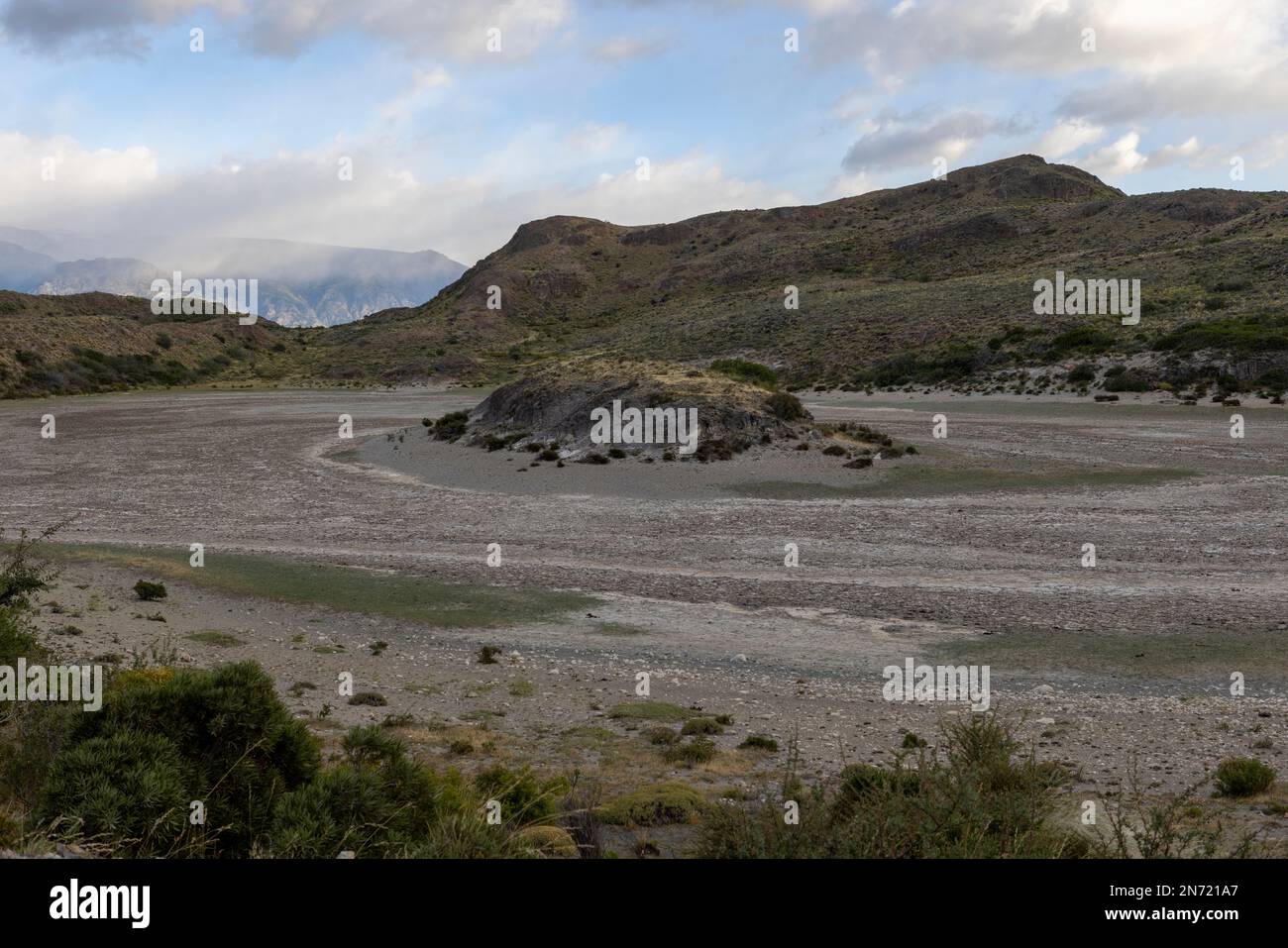 Landscape on the way to Chile Chico in southern Chile Stock Photo - Alamy