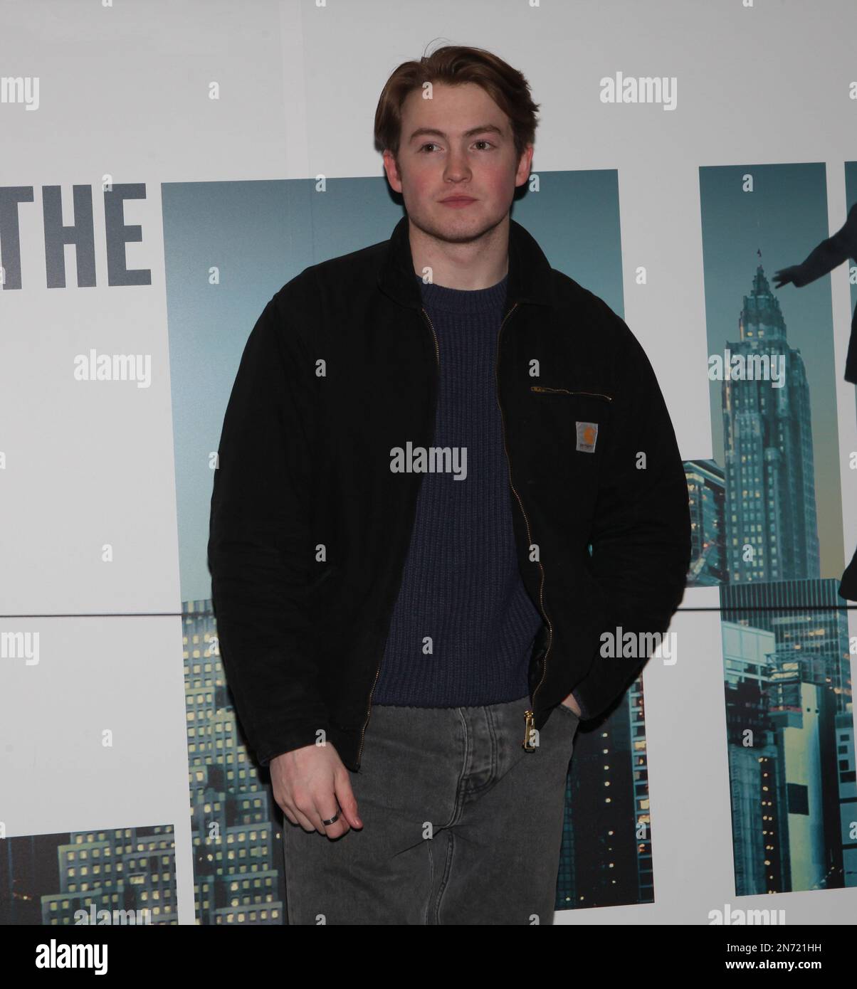 London, UK. Kit Connor at The Lehman Trilogy Press Night. Gillian Lynne ...