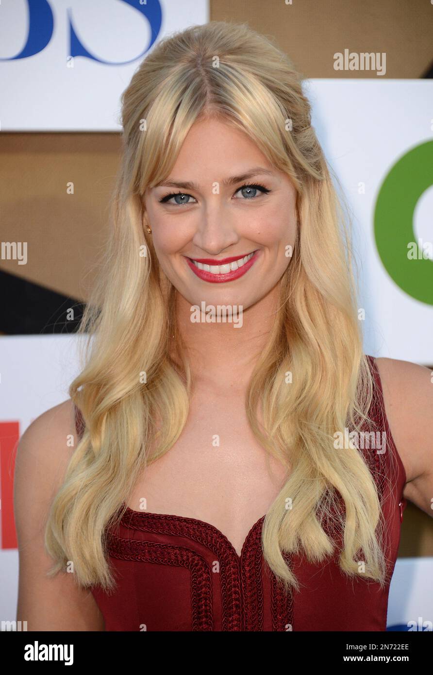 Beth Behrs arrives at the CBS, CW and Showtime TCA party at The Beverly ...