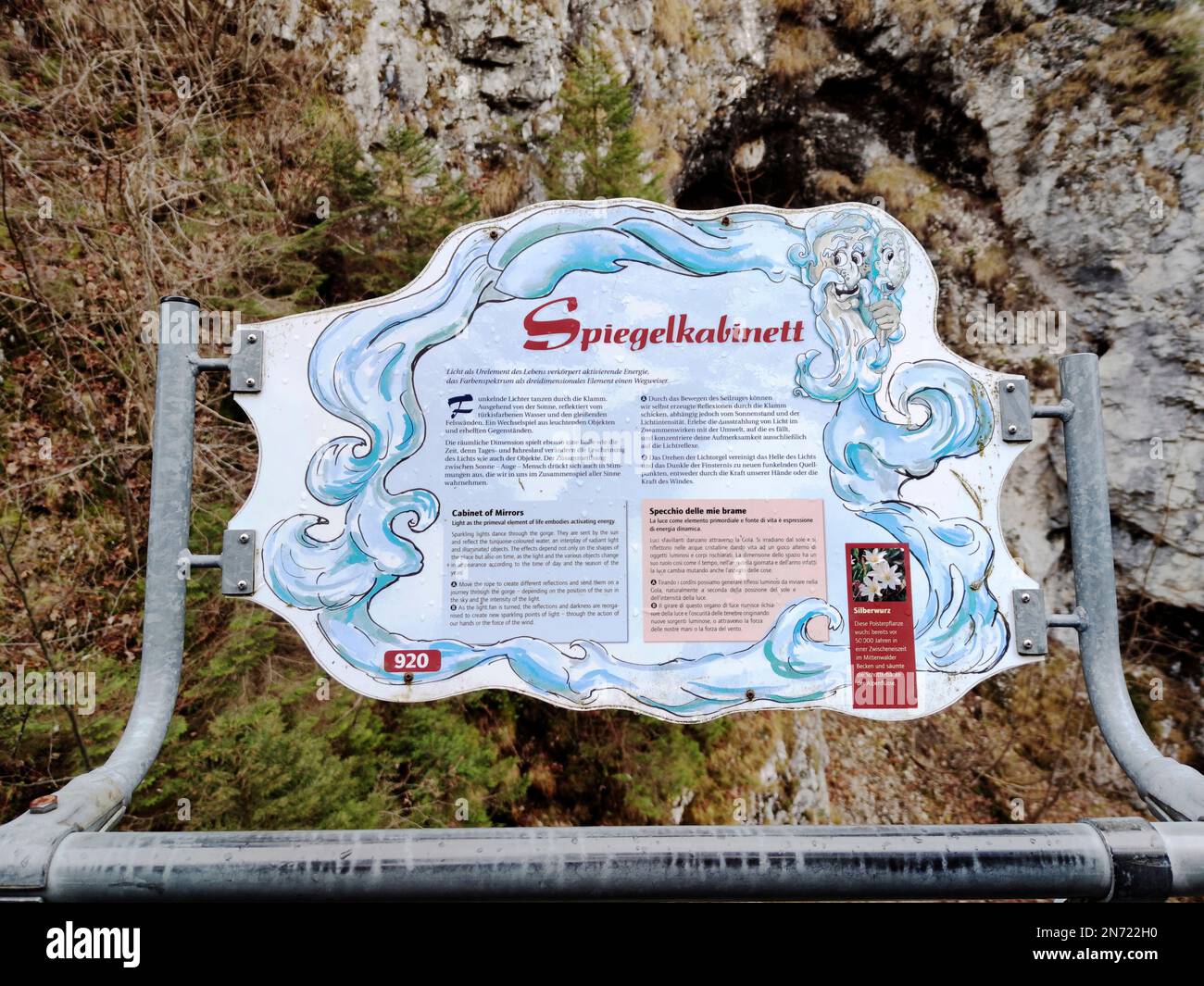 multilingual information boards with pictures and text for visitors to ...