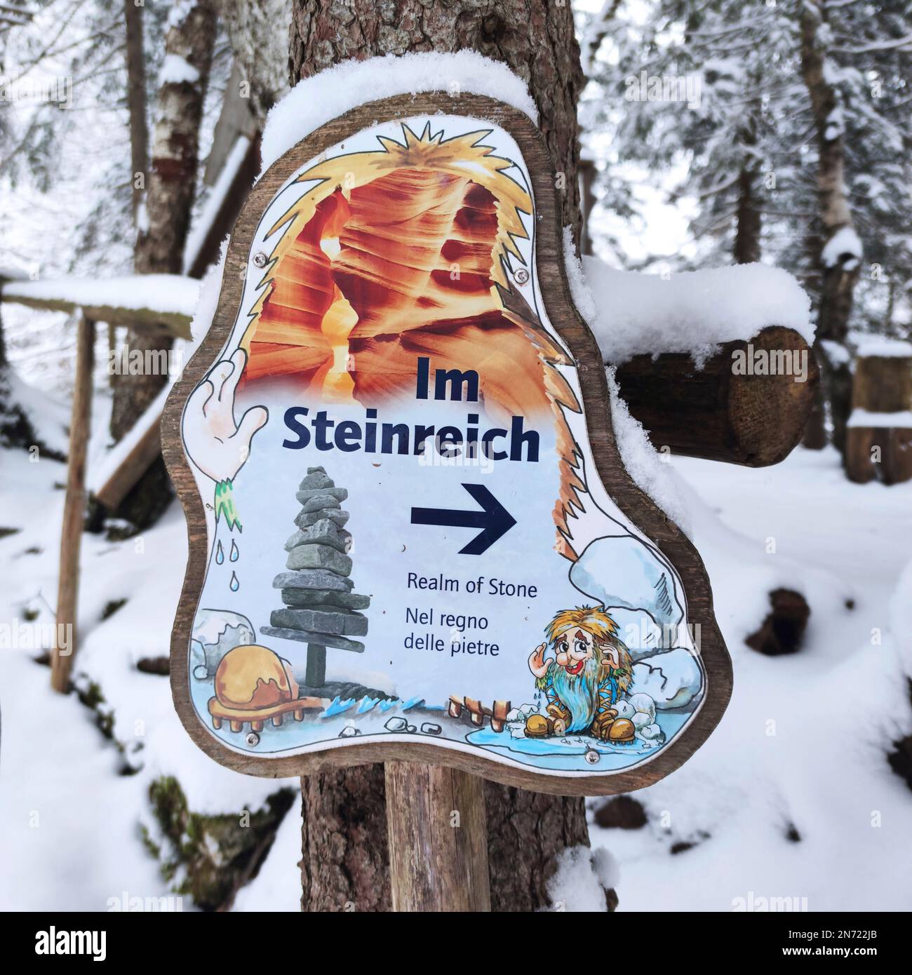 multilingual information boards with pictures and text for visitors to ...