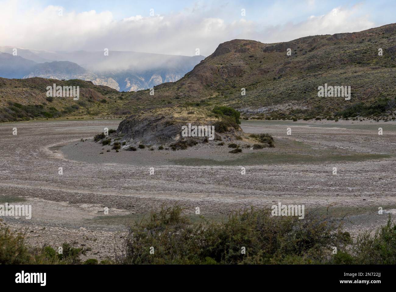 Landscape on the way to Chile Chico in southern Chile Stock Photo - Alamy