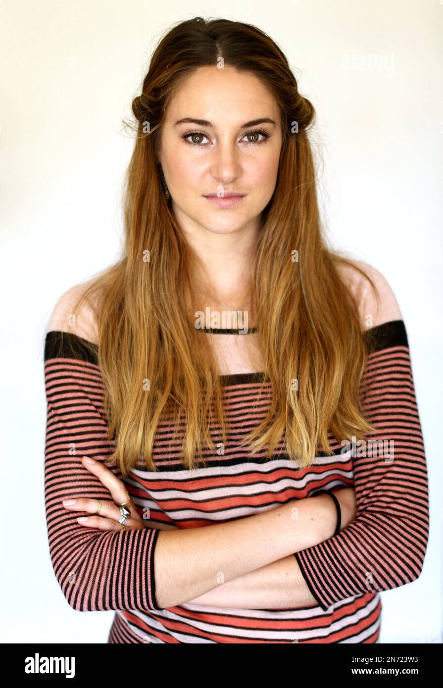 Actress Shailene Woodley poses for a portrait while promoting her new ...