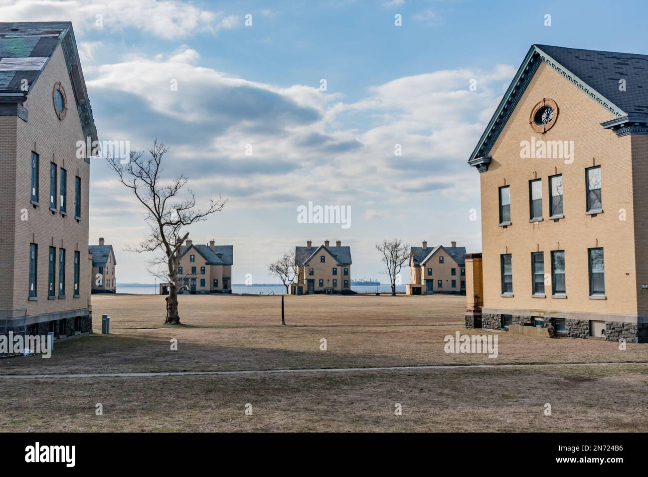 A Winter Afternoon Walk at Fort Hancock New Jersey USA, Fort Hancock ...